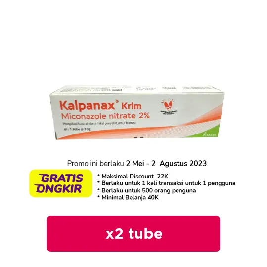 Kalpanax Krim 10 g 2 Tube - Hemat Borongan - Kegunaan, Efek Samping ...