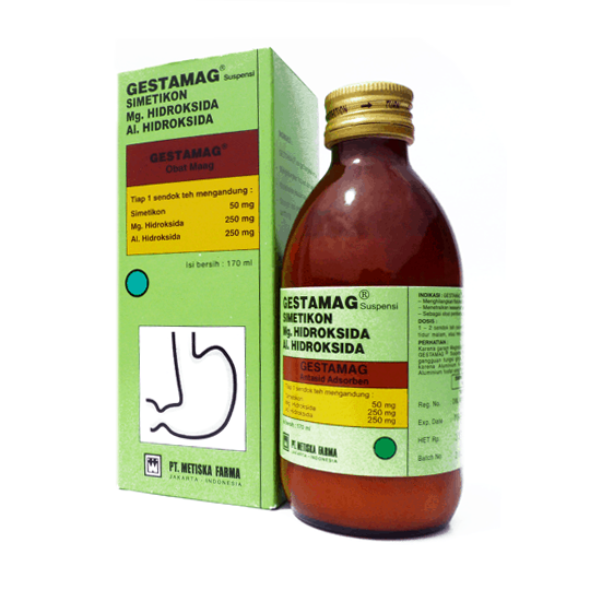 Gestamag Sirup 170 ml - Kegunaan, Efek Samping, Dosis dan Aturan Pakai ...