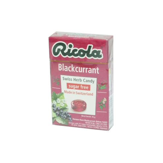 Ricola Blackcurrant Permen 45 g - Kegunaan, Efek Samping, Dosis dan ...