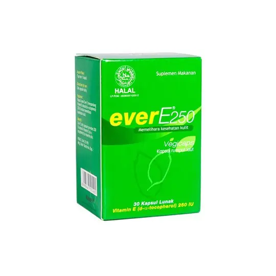 EVER E 250 MG 30 KAPSUL - Kegunaan, Efek Samping, Dosis dan Aturan ...
