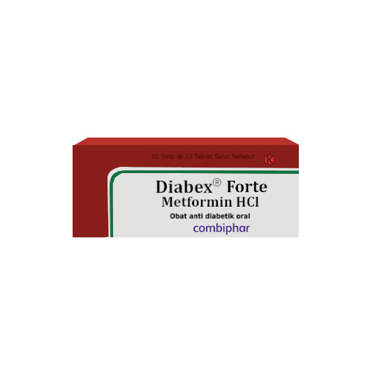 Diabex Forte 850 mg 10 Tablet - Kegunaan, Efek Samping, Dosis dan ...