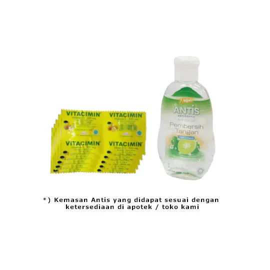 VITACIMIN 30 TABLET + ANTIS 60 ML [PAKET] - Kegunaan, Efek Samping ...