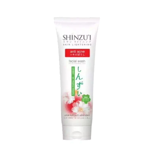 Shinzui Skin Lightening Anti Acne Facial Wash 80 ml - Kegunaan, Efek ...