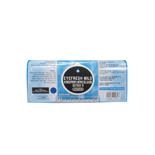 Cendo Eyefresh Mild Minidose 0.6 ml - Kegunaan, Efek Samping, Dosis dan ...