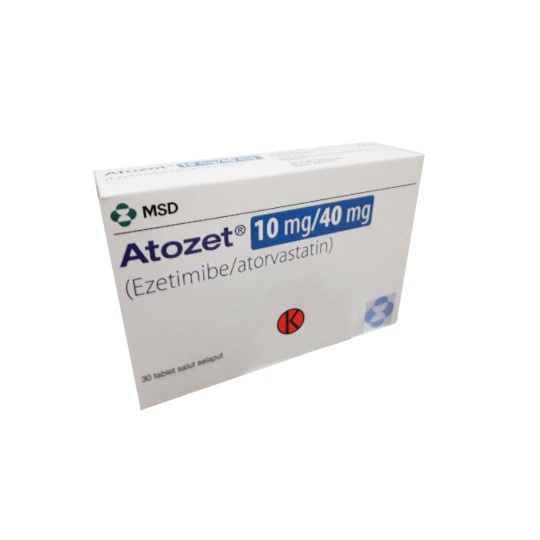 Atozet 10 mg/40 mg 10 Tablet - Kegunaan, Efek Samping, Dosis dan Aturan ...