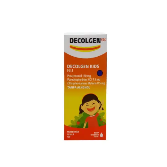 Decolgen Kids Flu Sirup 60 ml - Kegunaan, Efek Samping, Dosis dan ...