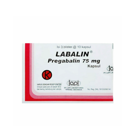 Labalin 75 mg 10 Kapsul - Kegunaan, Efek Samping, Dosis dan Aturan ...