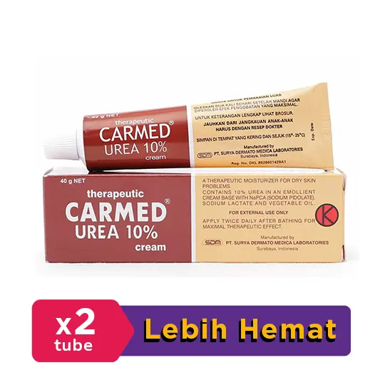 CARMED 10% KRIM 40 G - LEBIH HEMAT - Kegunaan, Efek Samping, Dosis dan ...