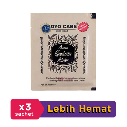 Koyo Cabe 3 Sachet (10 Lembar/Sachet) - Hemat Borongan - Kegunaan, Efek ...