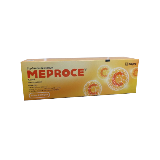 Meproce Vitamin C 500 mg 10 Kapsul - Kegunaan, Efek Samping, Dosis dan ...