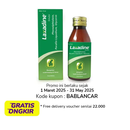 Laxadine Emulsi 110 ml - Manfaat, Dosis, & Efek Samping