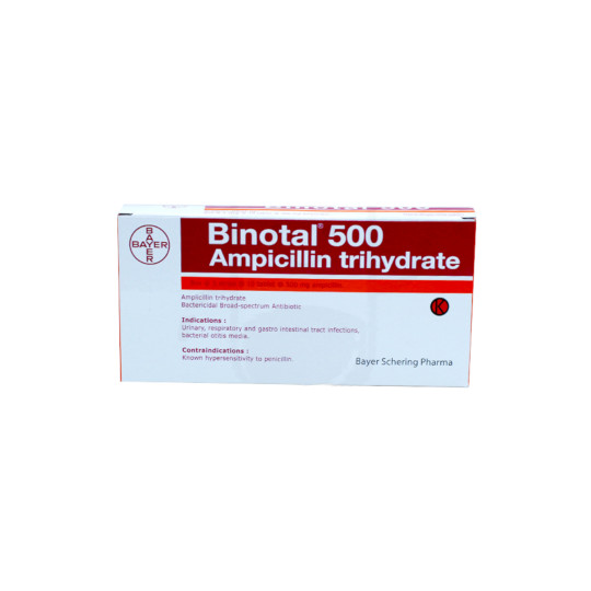 Binotal 500 mg 10 Tablet - Kegunaan, Efek Samping, Dosis dan Aturan Pakai - Halodoc