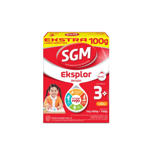 SGM Eksplor 3 Plus Complinutri Madu Susu Bubuk 900 g - Kegunaan, Efek Samping, Dosis dan Aturan ...