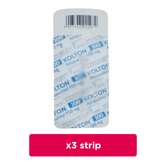 Kolton 100 mg 3 Strip (10 Tablet/Strip) - Hemat Borongan - Kegunaan, Efek Samping, Dosis dan ...