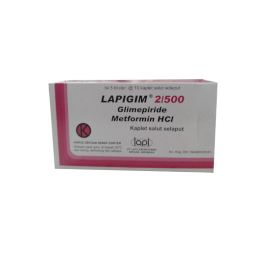 Lapigim 2/500 mg 10 Kaplet - Kegunaan, Efek Samping, Dosis dan Aturan ...