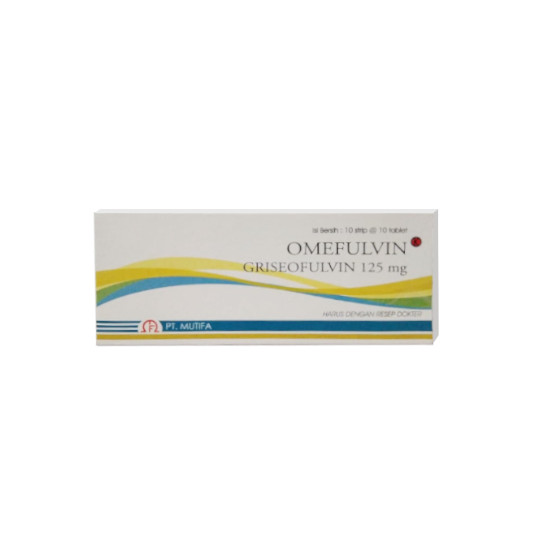 Omefulvin 125 mg 10 Tablet - Kegunaan, Efek Samping, Dosis dan Aturan ...