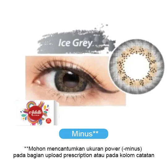 Adelle Ice Grey 2 Color Softlens Minus - Kegunaan, Efek Samping, Dosis dan Aturan Pakai - Halodoc