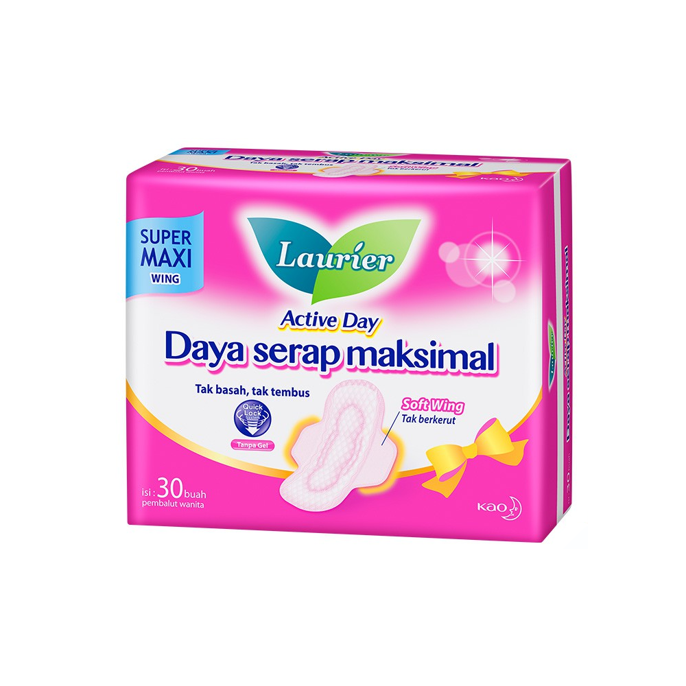 Laurier Active Day Super Maxi Wing 30 Pads - Kegunaan, Efek Samping ...