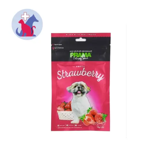 PRAMA DOG SNACK FRESH STRAWBERRY 70 G - Kegunaan, Efek Samping, Dosis ...