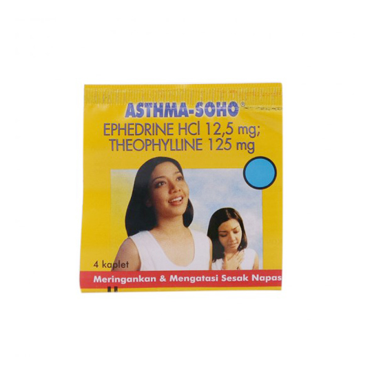 Asthma Soho 4 Tablet - Kegunaan, Efek Samping, Dosis dan Aturan Pakai ...