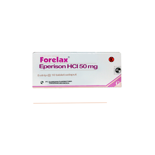 Forelax 50 mg 10 Tablet - Kegunaan, Efek Samping, Dosis dan Aturan Pakai - Halodoc