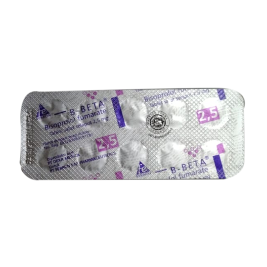 B-Beta 2.5 mg 10 Tablet - Kegunaan, Efek Samping, Dosis dan Aturan ...