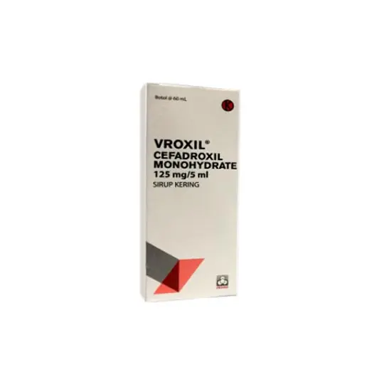 VROXIL SIRUP 60 ML - Kegunaan, Efek Samping, Dosis dan Aturan Pakai ...