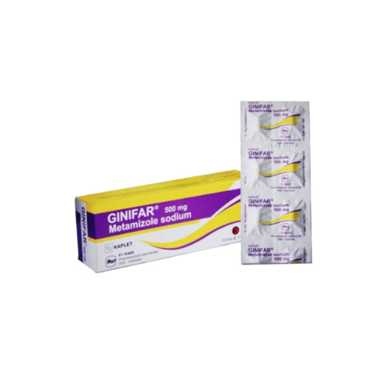 Ginifar 500 mg 10 Kaplet - Kegunaan, Efek Samping, Dosis dan Aturan ...