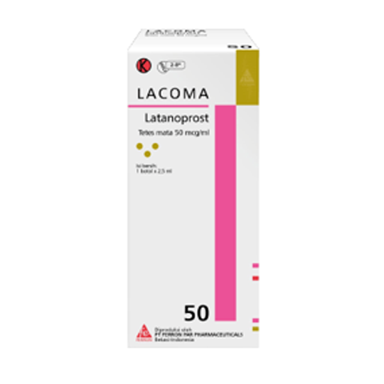 Lacoma 50 mcg/ml Eye Drop 2.5 ml - Kegunaan, Efek Samping, Dosis dan Aturan Pakai - Halodoc
