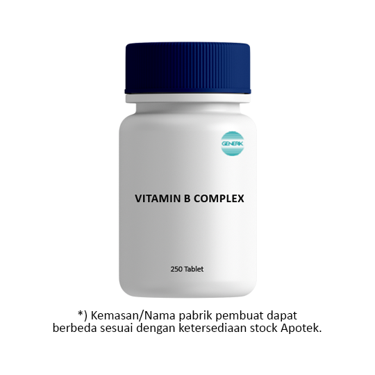 Vitamin B Complex 250 Tablet - Kegunaan, Efek Samping, Dosis dan Aturan ...