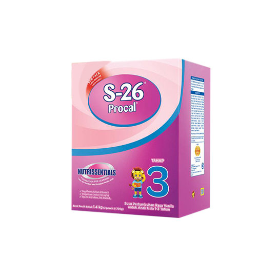 S-26 Procal 3 Vanila 1400 g - Kegunaan, Efek Samping, Dosis dan Aturan ...