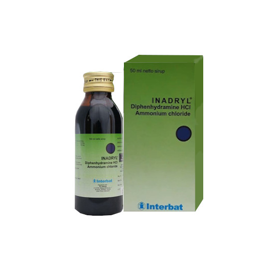 Inadryl Sirup 50 ml - Kegunaan, Efek Samping, Dosis dan Aturan Pakai ...