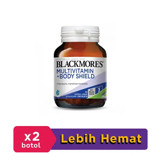 Blackmores Bio Ace Excell / Multivitamin + Body Shield 2 Botol (30 ...