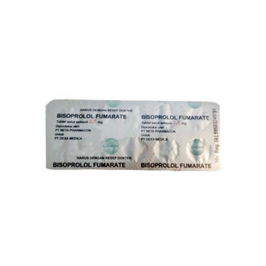 Bisoprolol Dexa 5 mg 3 Strip (10 Tablet/Strip) - Obat Rutin - Kegunaan ...