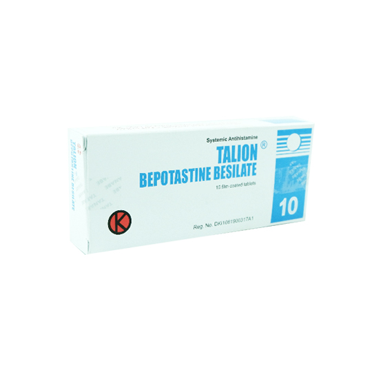 Talion 10 mg 10 Tablet - Kegunaan, Efek Samping, Dosis dan Aturan Pakai ...
