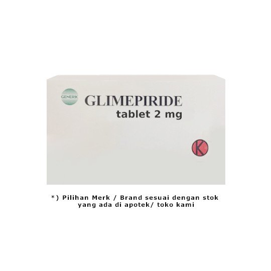 Glimepiride 2 mg 10 Strip (10 Tablet/Strip) - Obat Rutin - Kegunaan ...