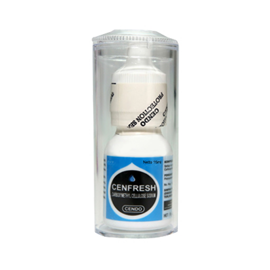 Cendo Cenfresh Eye Drops 15 ml - Kegunaan, Efek Samping, Dosis dan Aturan Pakai - Halodoc