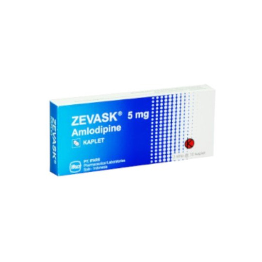 Zevask 5 mg 3 Strip (10 Kaplet/Strip) - Obat Rutin - Kegunaan, Efek ...