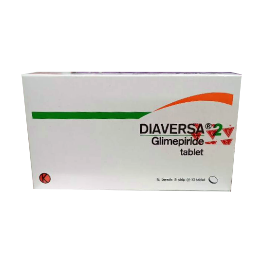 Diaversa 2 mg 10 Tablet - Kegunaan, Efek Samping, Dosis dan Aturan ...