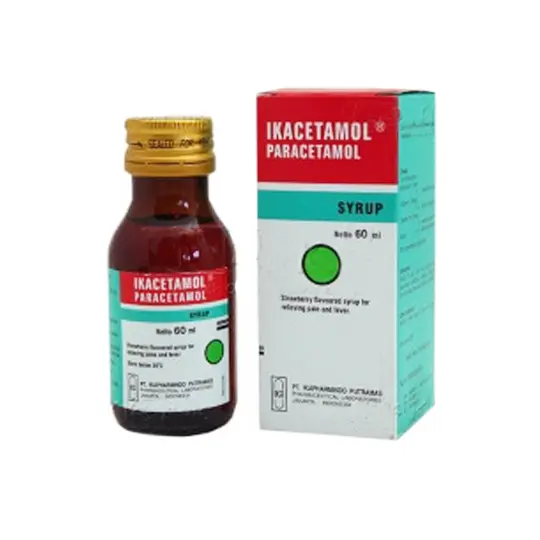 IKACETAMOL SIRUP 60 ML - Kegunaan, Efek Samping, Dosis dan Aturan Pakai - Halodoc