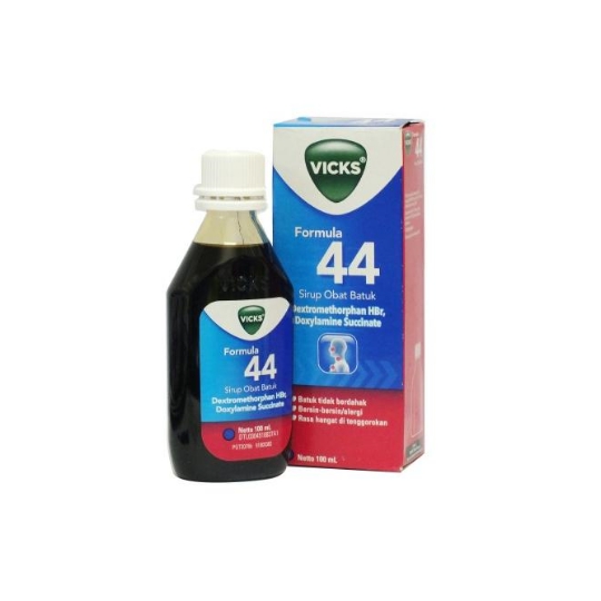 Vicks Formula 44 Sirup 100 ml - Kegunaan, Efek Samping, Dosis dan ...