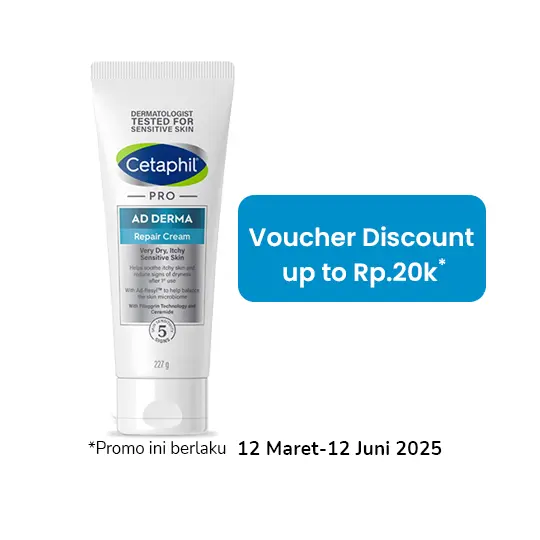 Cetaphil Pro AD Derma Skin Repair Cream 227 g - Manfaat, Dosis, & Efek ...