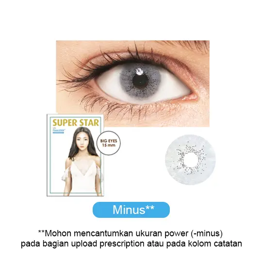 SHE SUPER STAR BARBARA 2 COLOR SOFTLENS MINUS - Kegunaan, Efek Samping, Dosis dan Aturan Pakai