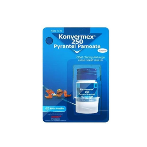 Konvermex Suspensi 250 mg 10 ml - Kegunaan, Efek Samping, Dosis dan ...