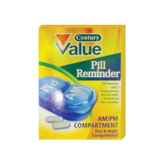 Century Value Pill Reminder Am/Pm Compartment - Kegunaan, Efek Samping ...