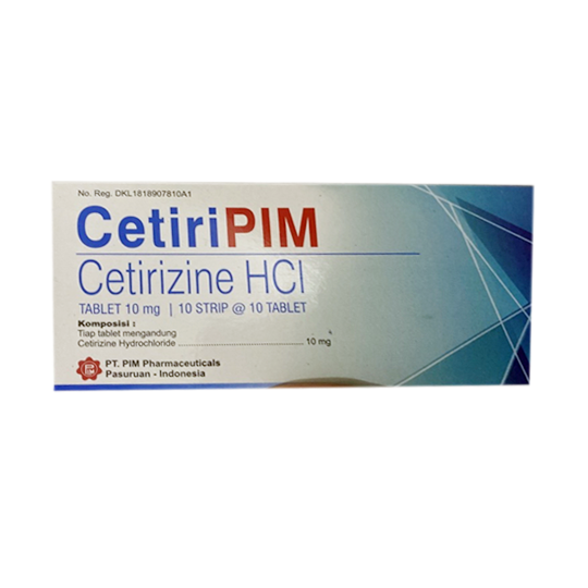 Cetiripim 10 mg 10 Tablet - Kegunaan, Efek Samping, Dosis dan Aturan ...