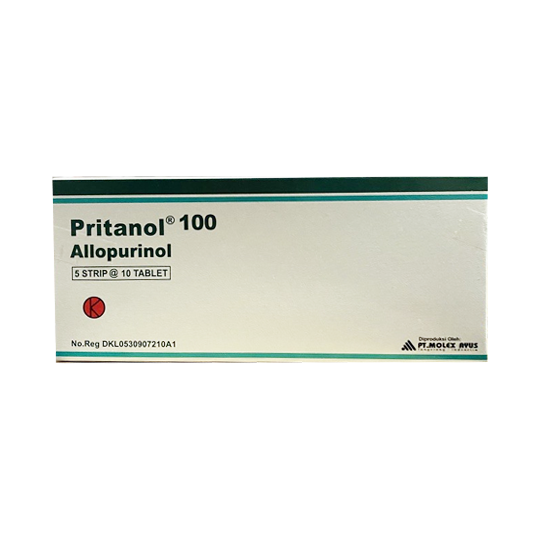 Pritanol 100 mg 10 Tablet - Kegunaan, Efek Samping, Dosis dan Aturan ...