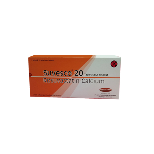 Suvesco 20 mg 10 Tablet - Kegunaan, Efek Samping, Dosis dan Aturan ...