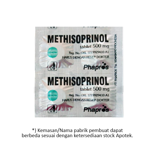 Methisoprinol 500 mg 4 Tablet - Kegunaan, Efek Samping, Dosis dan ...