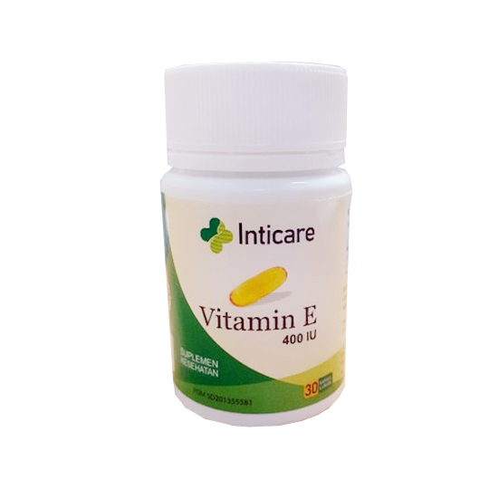 Inticare Vitamin E 400 IU 30 Kapsul - Kegunaan, Efek Samping, Dosis dan ...